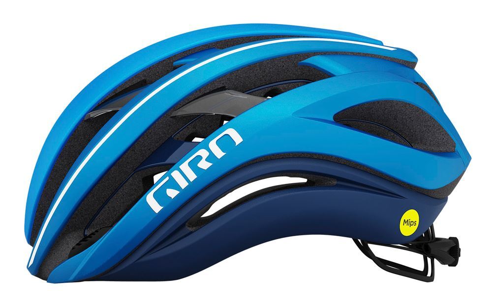 Giro Aether Spherical MIPS Race Fietshelm Mat Blauw