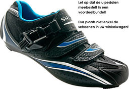 Shimano SH-R087 Wielrenschoenen Zwart/ Blauw Limited Edition