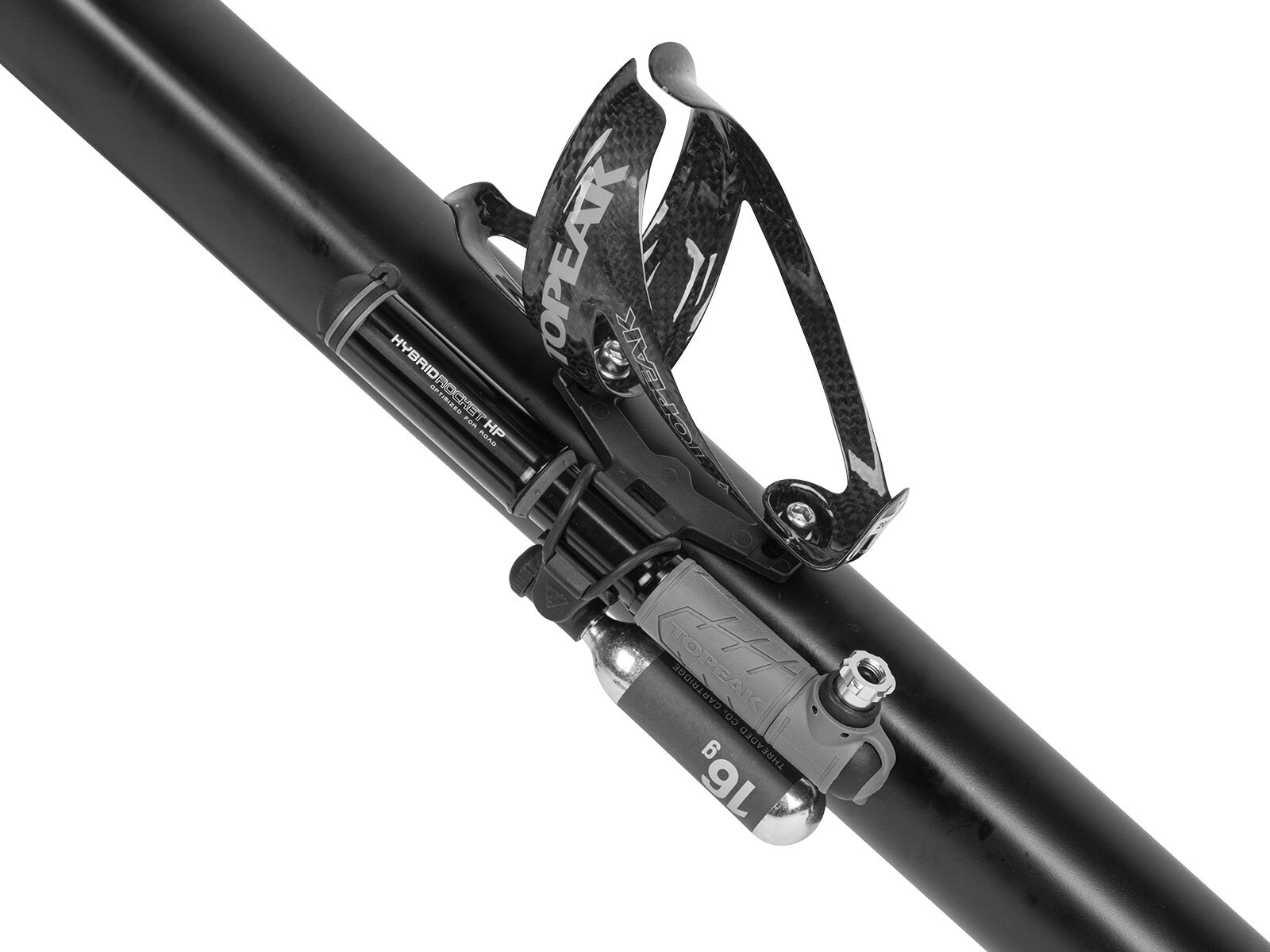 Topeak Minipomp Hybrid Rocket HP Zwart