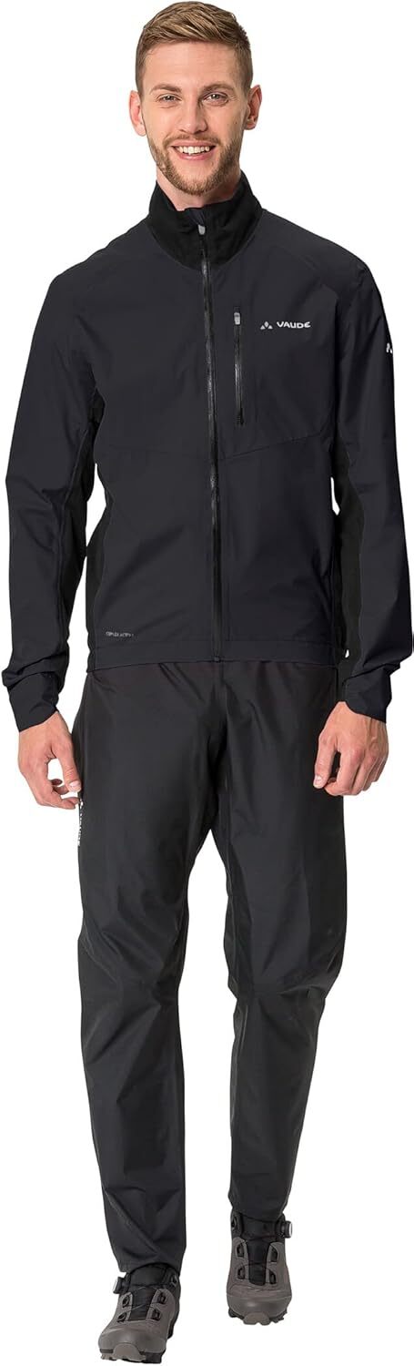 VAUDE Kuro Regenjack Zwart/Grijs Heren