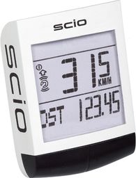Pro Scio Draadloze Fietscomputer Wit