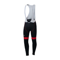 Sportful Bodyfit Pro Thermal Fietsbroek Lang Met Zeem Zwart/Rood Heren
