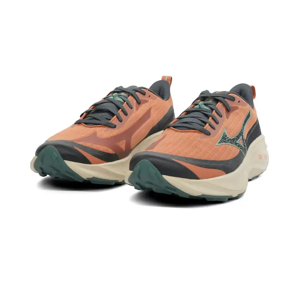 Mizuno Neo Lumina Hardloopschoenen Bruin/Groen/Beige Heren