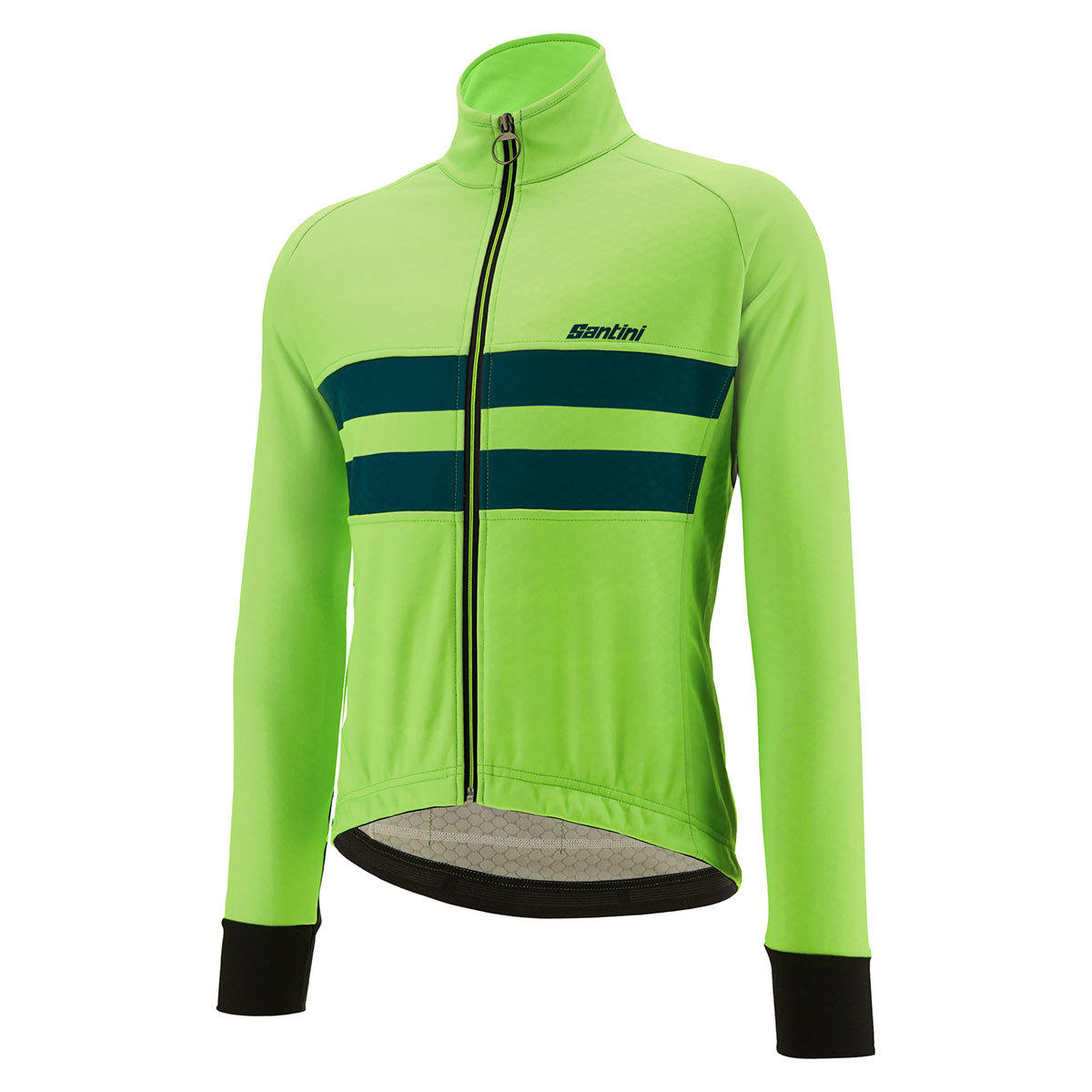 Santini Colore Halo Fietsjack Fluo Groen Heren