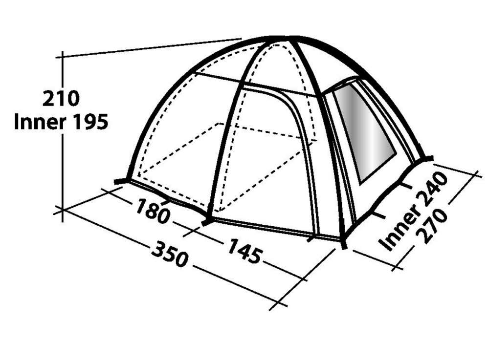 Outwell Arizona L Tent Groen