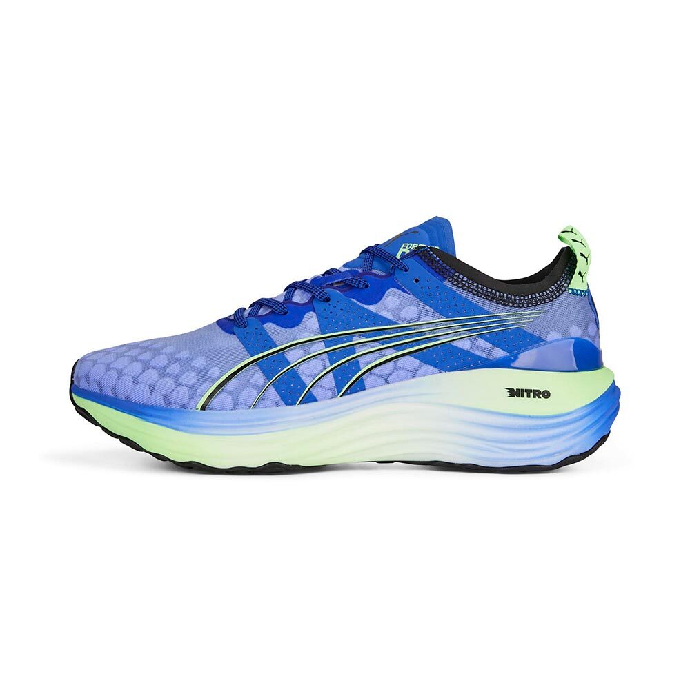 PUMA ForeverRun Nitro Hardloopschoenen Blauw/Groen Heren