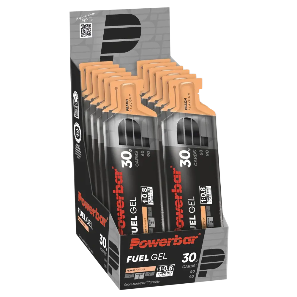 PowerBar Black Line Fuel Gel 30 Perzik 12 Stuks