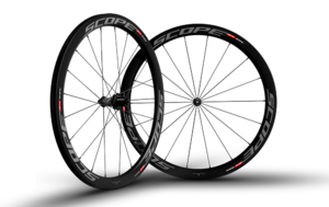 Scope R4C Race Wielset Zwart/Grijs