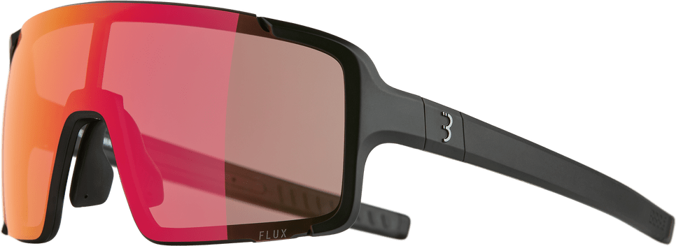 BBB Cycling Chester Flux Rood BSG-74 Sport Zonnebril Mat Zwart