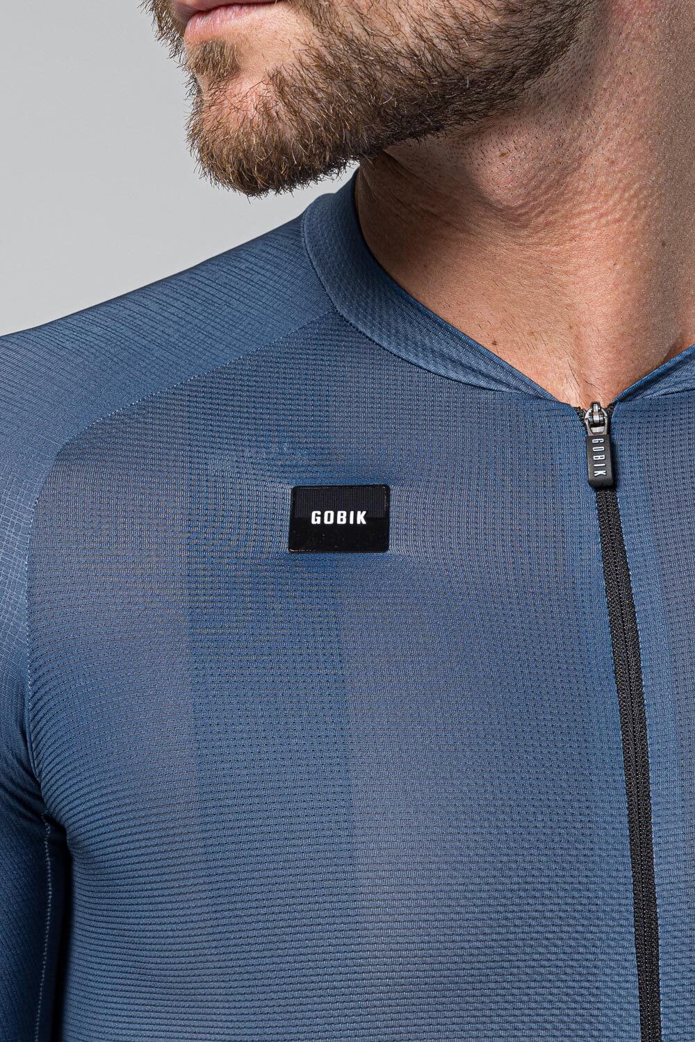 Gobik Unity Infinity Fietsshirt Korte Mouwen Blauw
