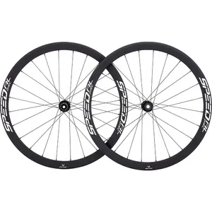 Veltec Speed AL Disc Race Wielset Zwart/Wit
